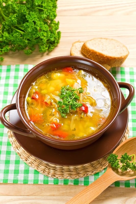 Suppe | Stock Bild | Colourbox