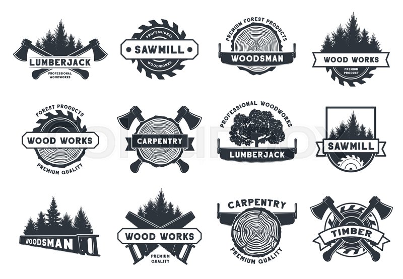 Forestry Logging Logo