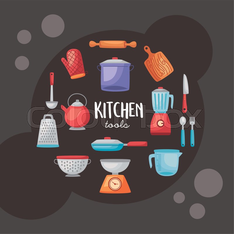 Kitchen Tools And Equipment Clipart
