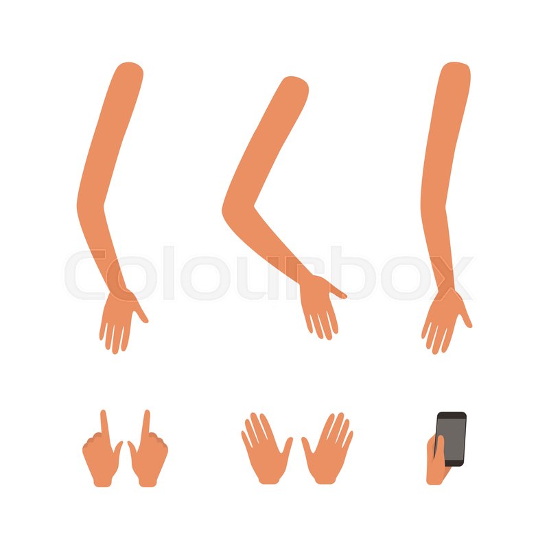 Cartoon Human Arm