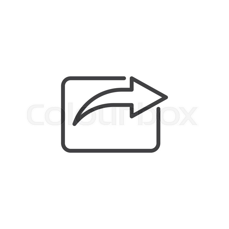Share Arrow Icon Vector