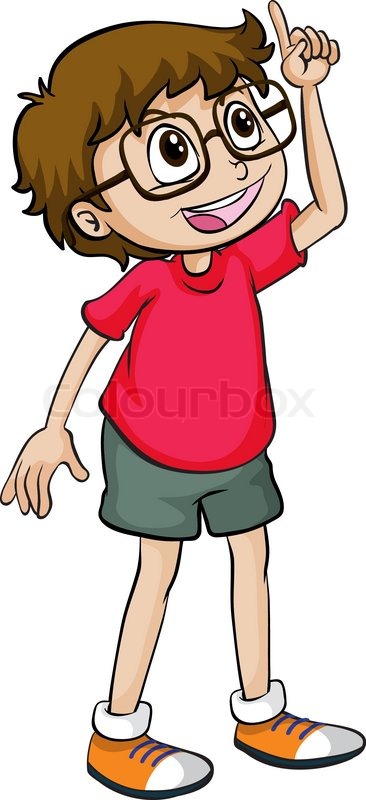 A smiling boy | Stock vector | Colourbox