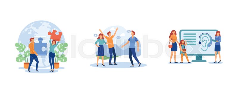 People Using Sign Language Clipart