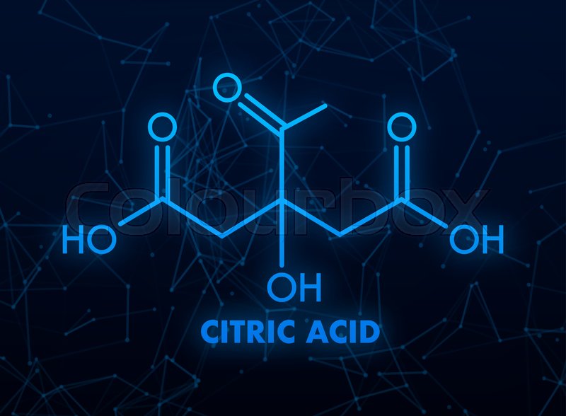 Citric Acid Structural Formula
