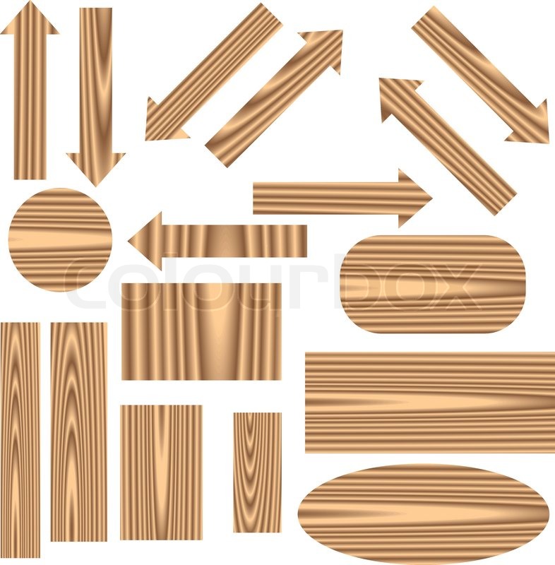 Wood | Stock vector | Colourbox