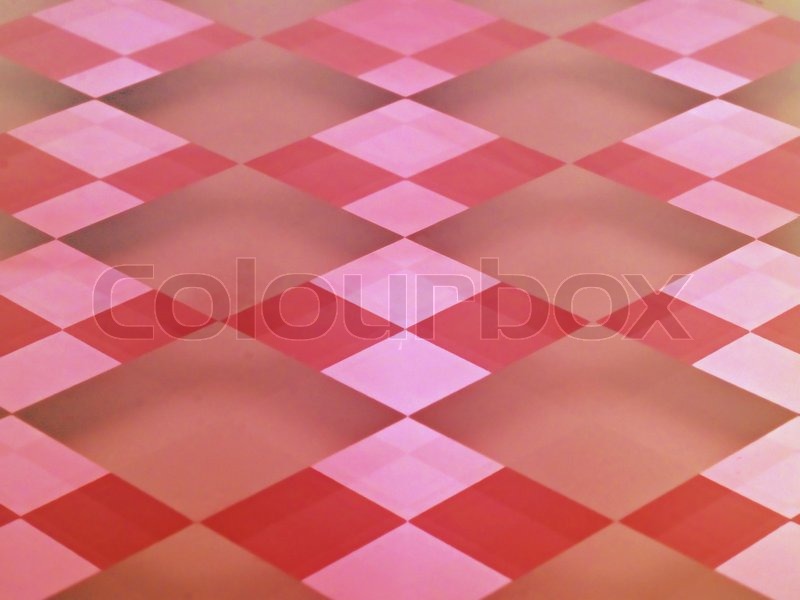 Frosted Glass Checkerboard in Red | Stock image | Colourbox
