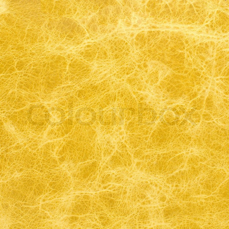 Gul læder baggrund | Stock foto | Colourbox
