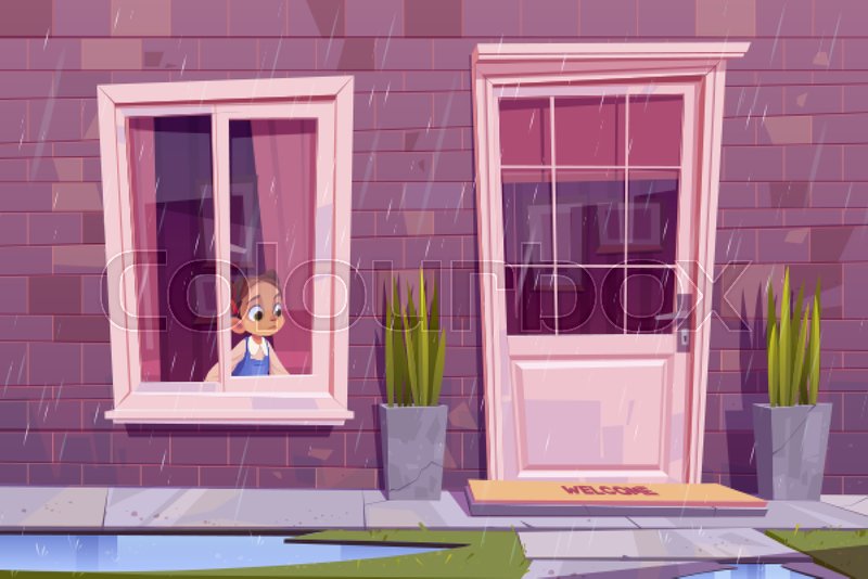 House Window Cartoon