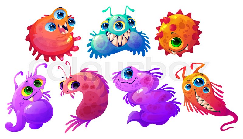 Germs And Bacteria Clipart