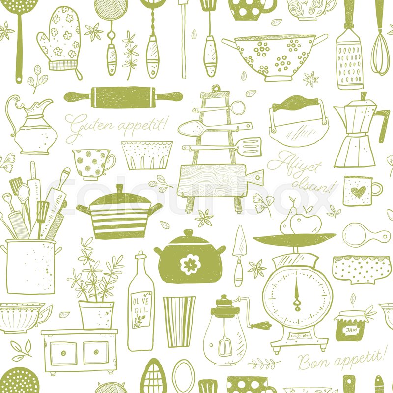 Kitchen Wallpaper Texture Seamless