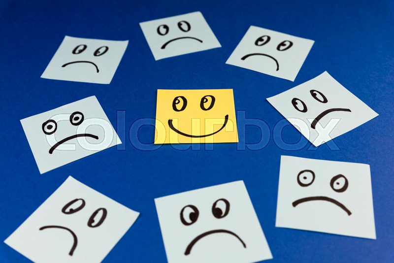 Sad Smileys Blue