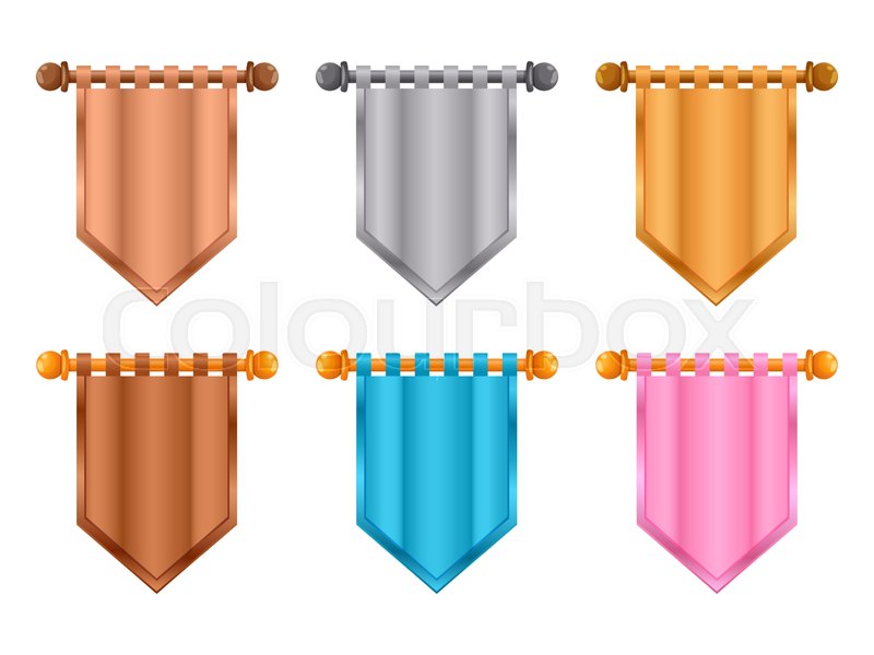 Medieval Banner Outline