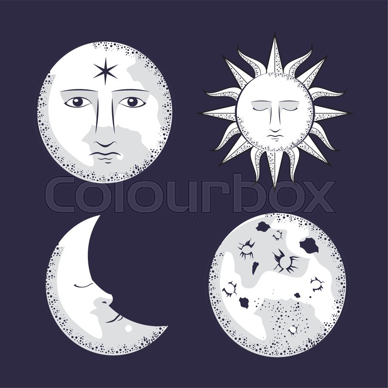 Four Sun Icons