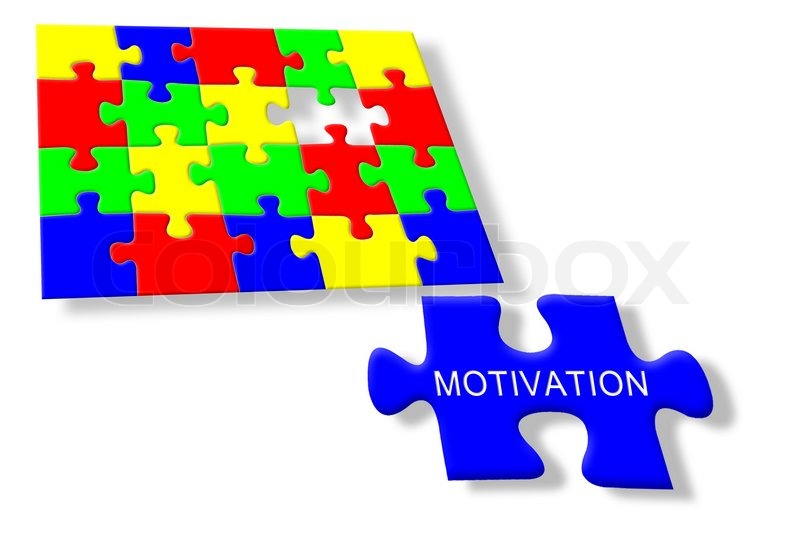 Colorful jigsaw puzzle Motivation | Stock image | Colourbox