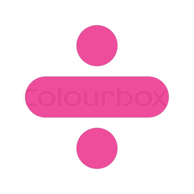 Icon - minus - pink | Stock vector | Colourbox