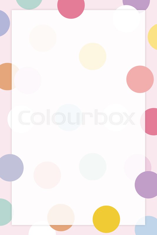 Purple Polka Dot Frame