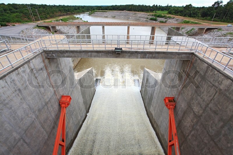 Dam gate | Stock image | Colourbox