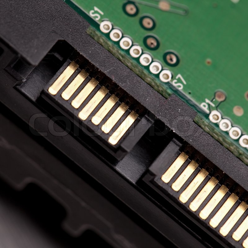 Byte IDE hard disk connection server ... | Stock Bild | Colourbox