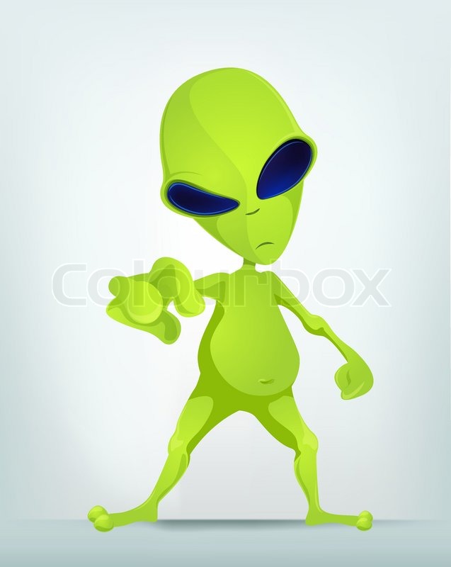 Funny Alien | Stock vector | Colourbox