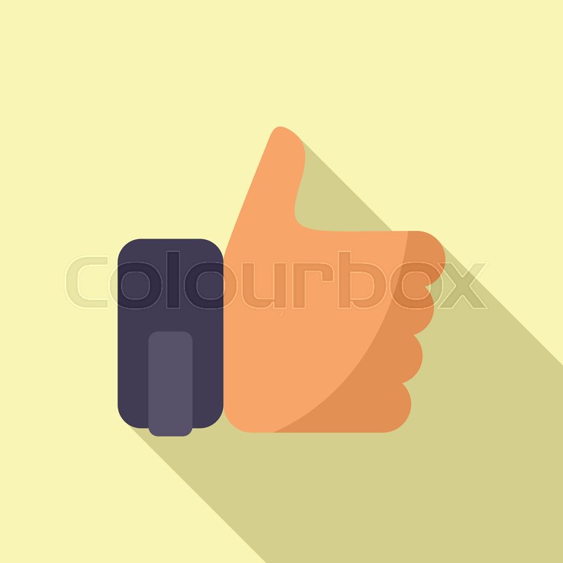 Thumbs Up Icon Flat