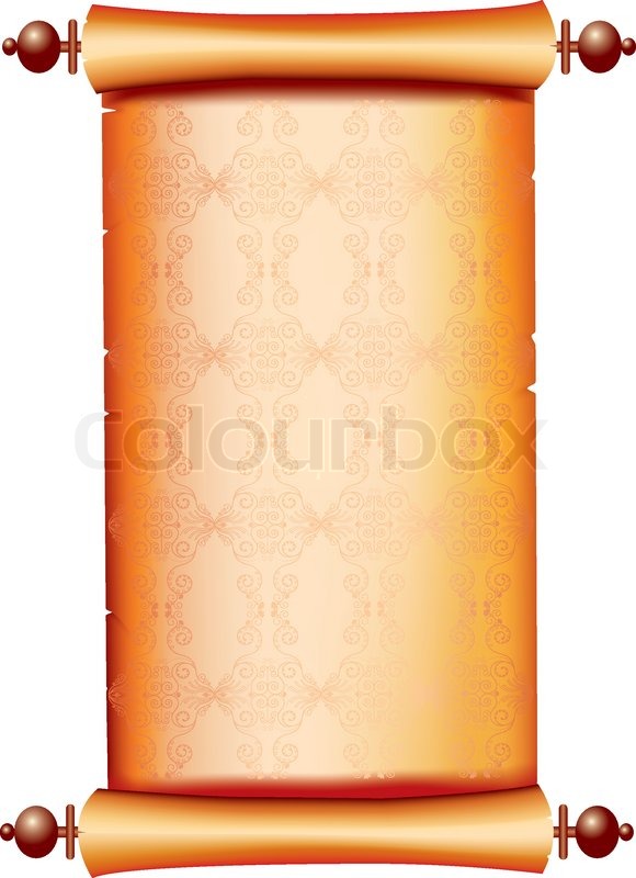 Paper Scroll Design Vector