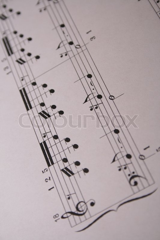 Noder på nodeark | Stock foto | Colourbox