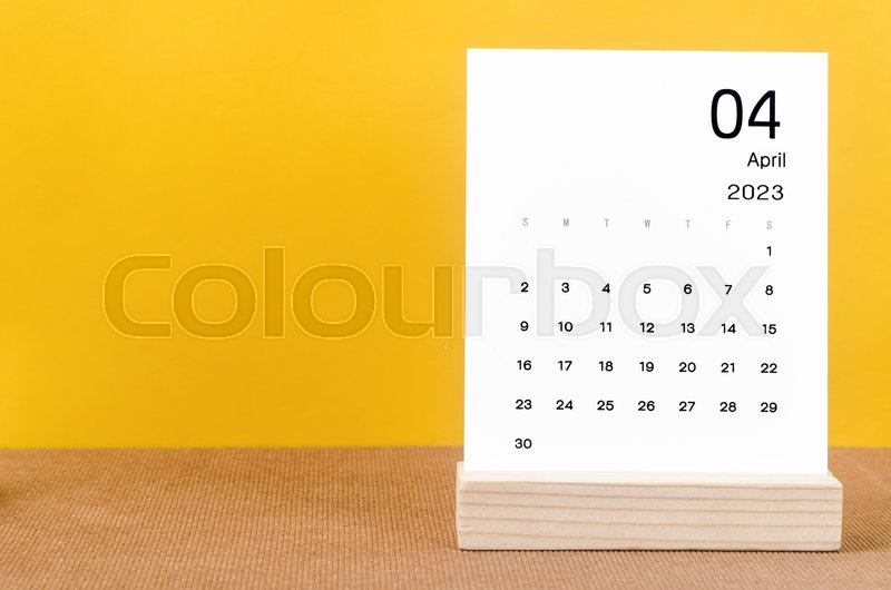 April Month Calendar