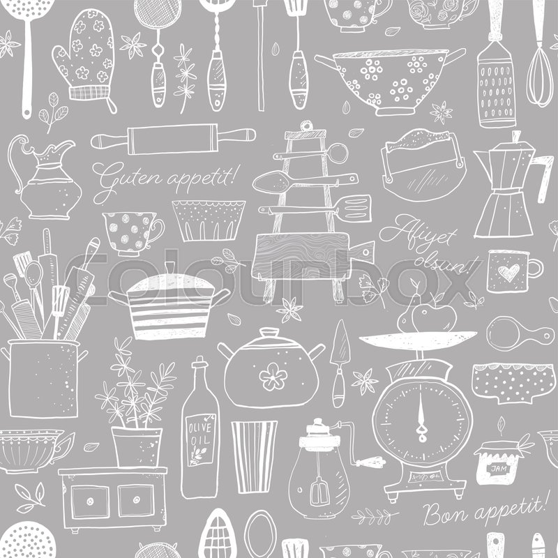 Kitchen Wallpaper Texture Seamless