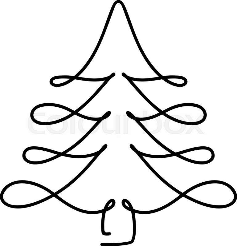 Christmas Tree Drawing Designs