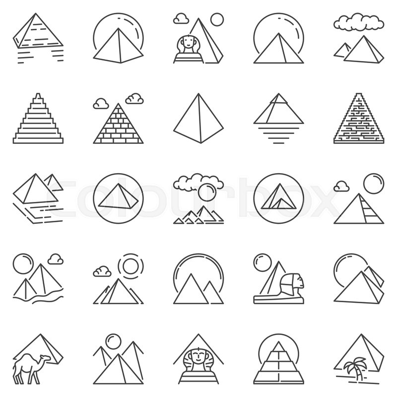 Egyptian Pyramid Symbols