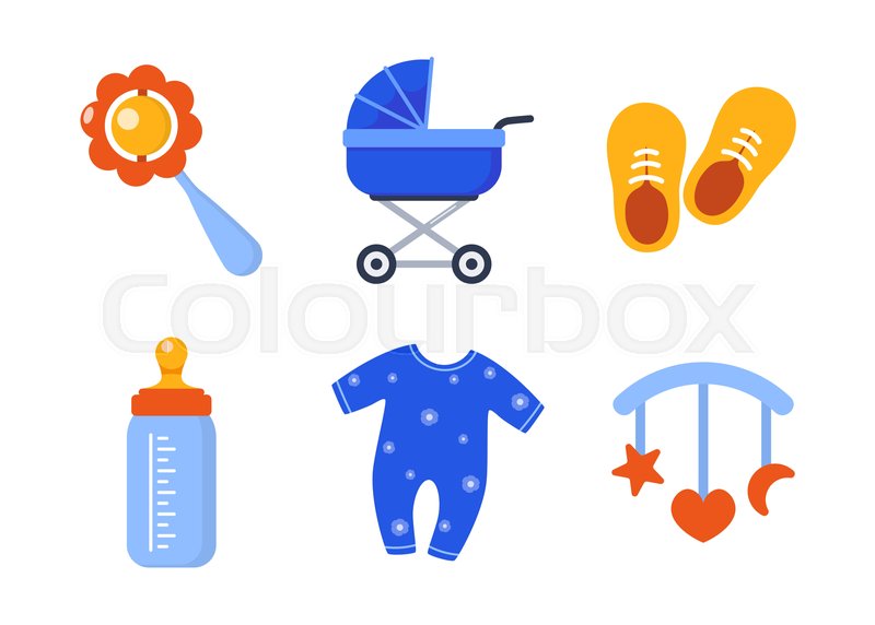 Baby Boy Stuff Clip Art