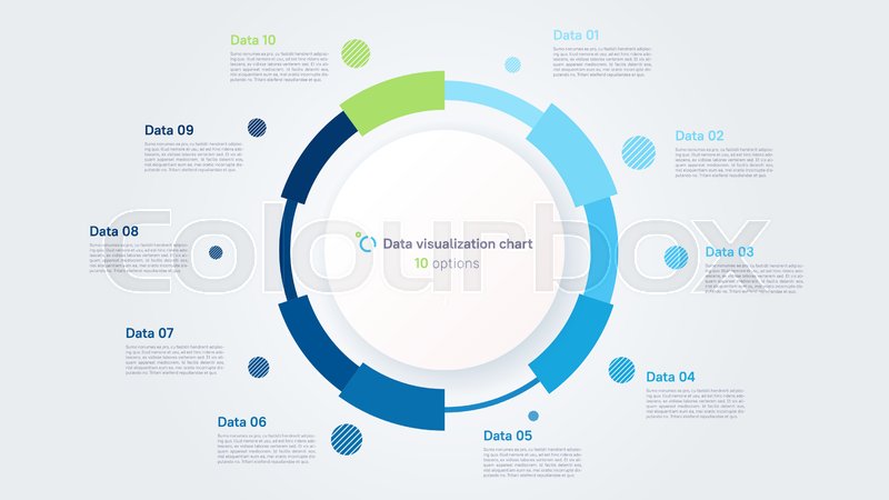 Pie Chart Template 10 Sections