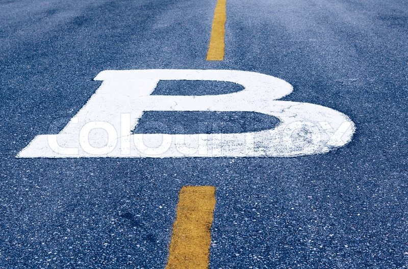 'B' Sign | Stock image | Colourbox