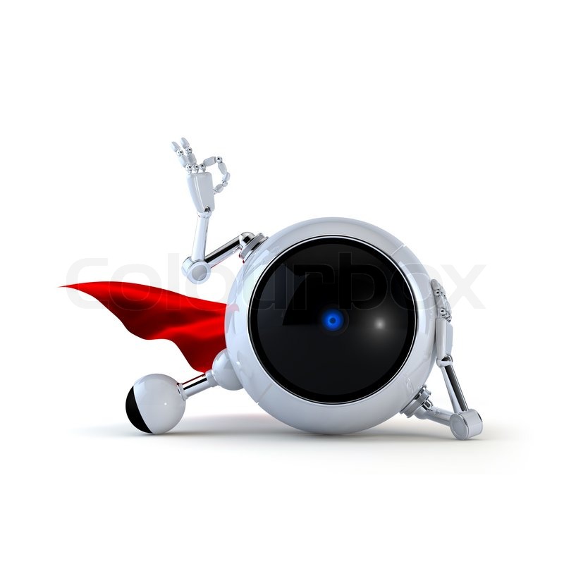 Robot Point Side | Stock image | Colourbox