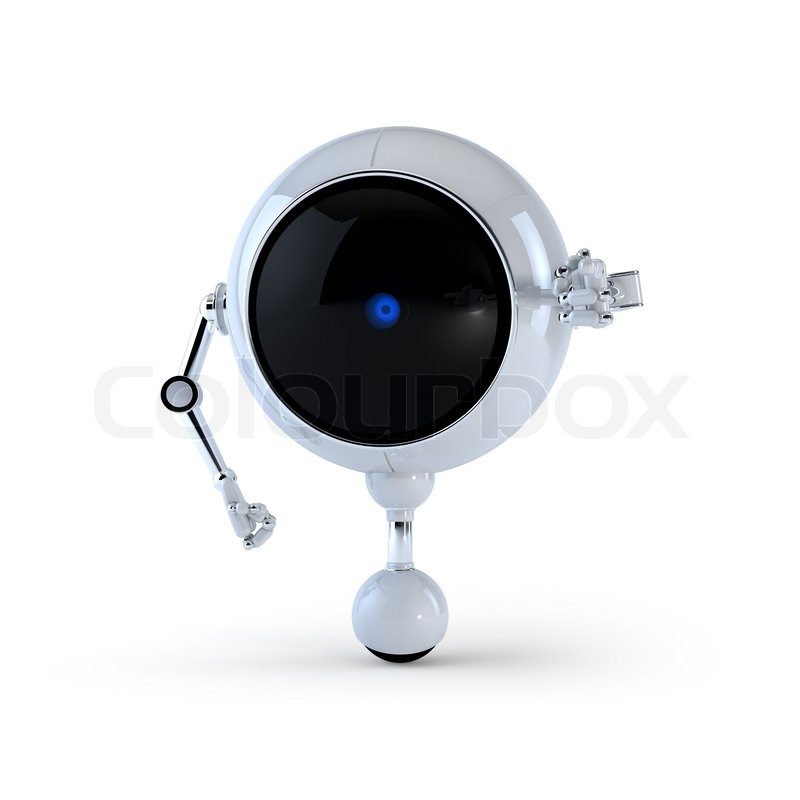 Robot Point Side | Stock image | Colourbox