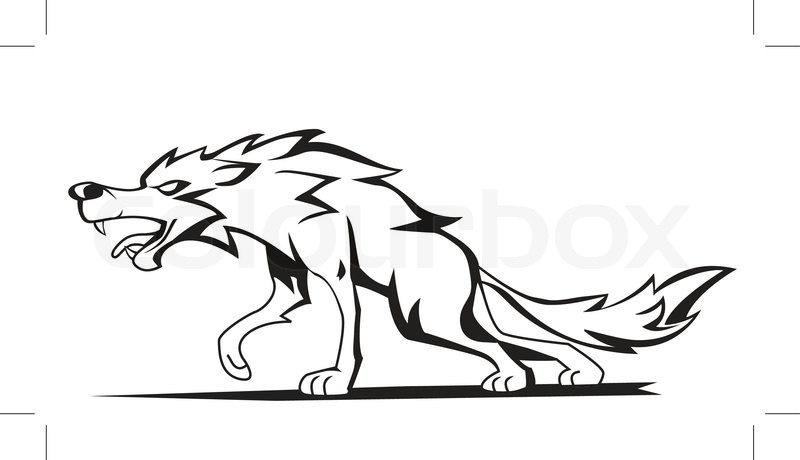 Wolf | Stock vector | Colourbox
