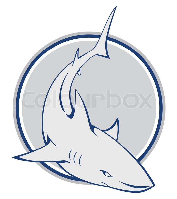 Shark symbol | Stock vector | Colourbox