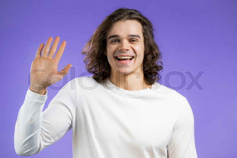 Friendly Person Waving