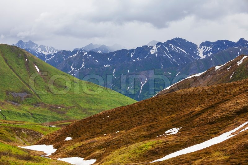 Bjerge om Alaska | Stock foto | Colourbox