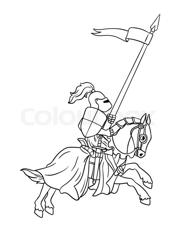 Knight Drawing For Kids