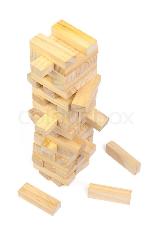 Jenga game | Stock image | Colourbox