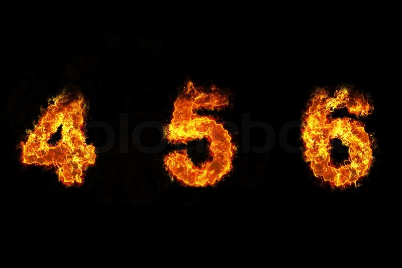The Number 4 On Fire