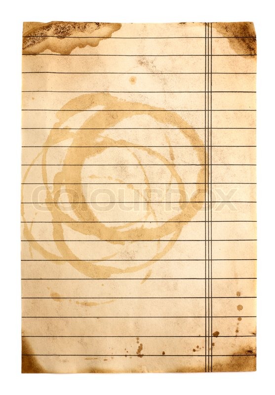 Old lined paper | Stock image | Colourbox