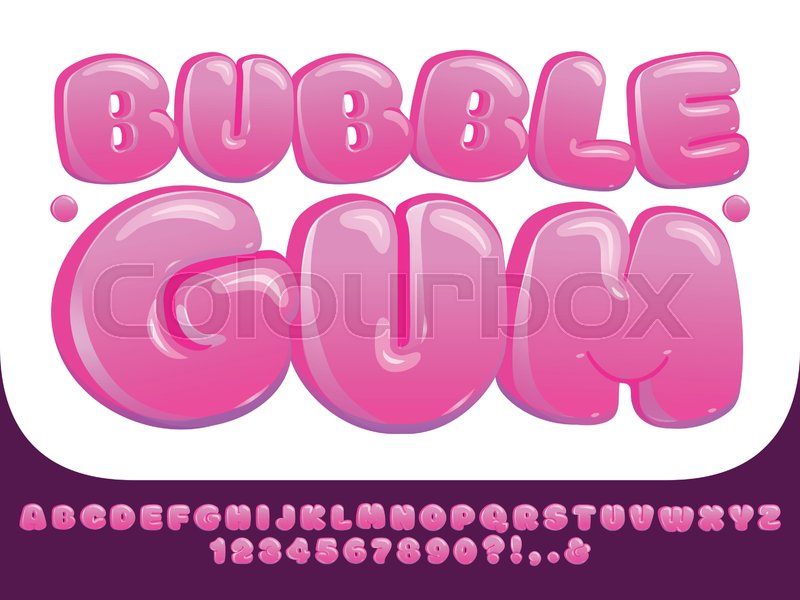 The Word Funny In Bubble Letters