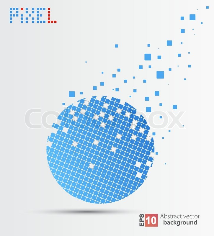 Pixel theme background | Stock vector | Colourbox