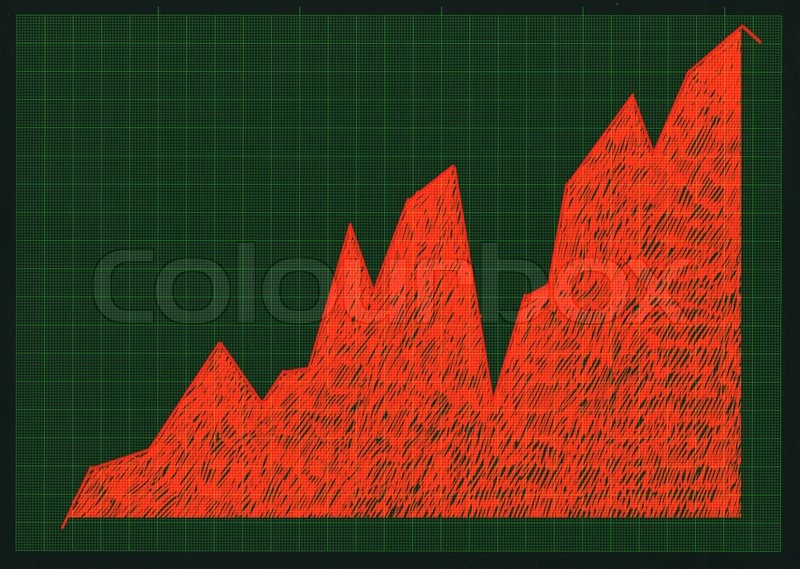 Graph sketch | Stock image | Colourbox