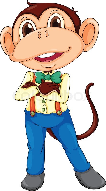 Monkey man | Stock vector | Colourbox