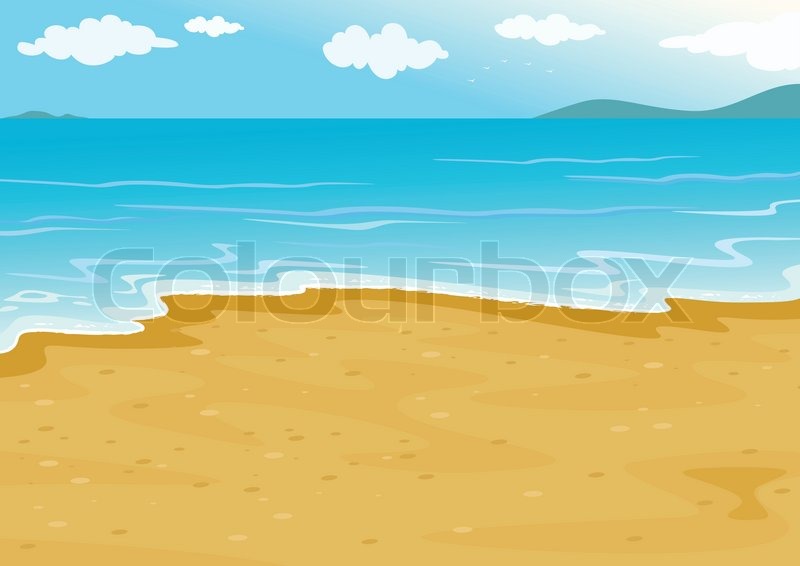 Strand | Stock-Vektor | Colourbox