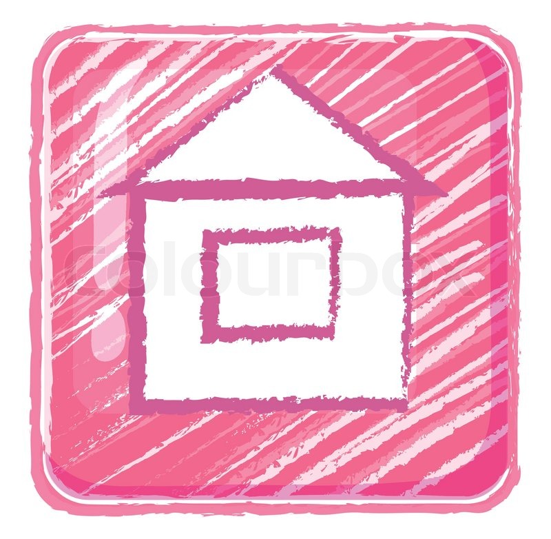 Square Home Button Icon