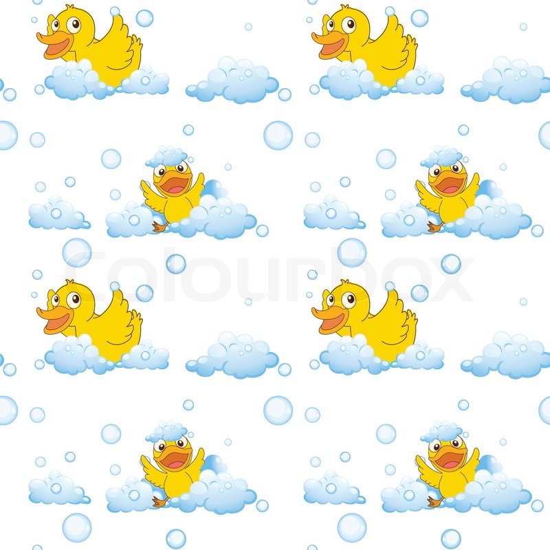Ducks and clouds | Stock Vector | Colourbox